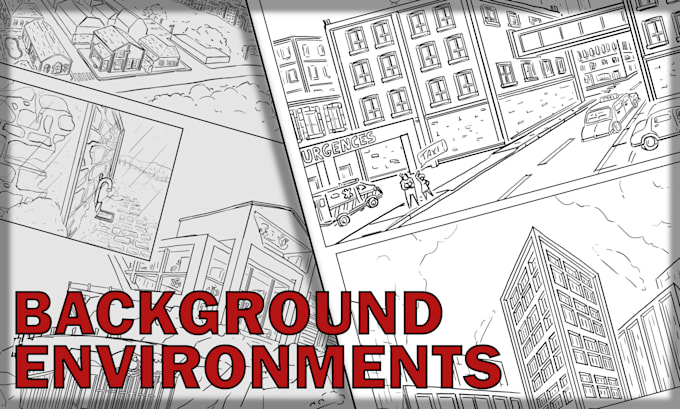 Create background environments for your comics by Kram_art | Fiverr