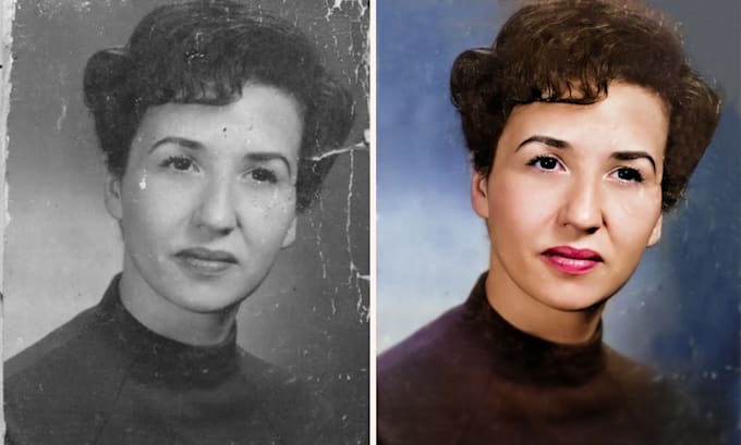 Restore old photos, restoration and colorize by Anseriqbal | Fiverr