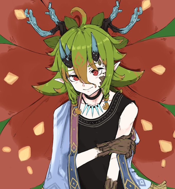 Draw your game character, oc or any character by Mappotofu | Fiverr