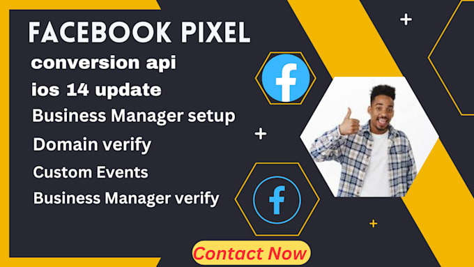 Setup facebook pixel ios 14 update conversion api tag manager by Pias00_ | Fiverr
