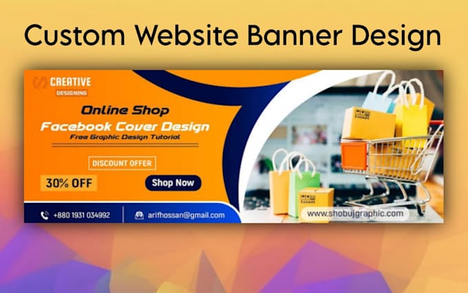 Design custom website header and web banner for you by Mdmamun174 | Fiverr