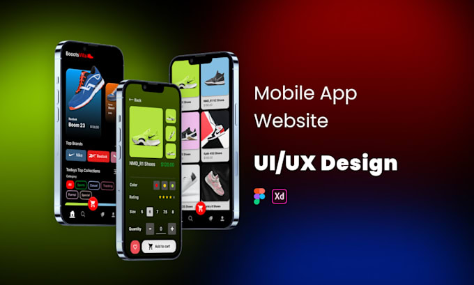 Design awesome ui ux for your mobile app or website by Aayushsondhiya ...