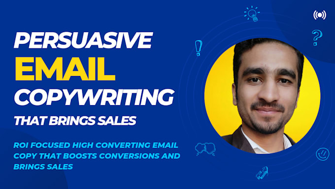 Write persuasive sales email copywriting for your email marketing by Mronii | Fiverr
