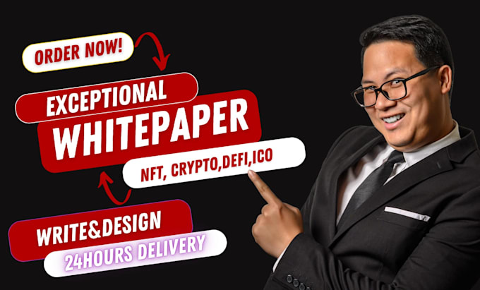 Originate nft white paper, crypto white paper, ico white paper in 24hrs ...