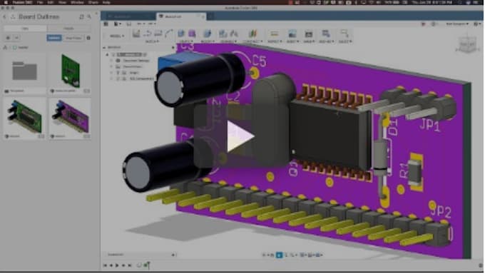Make pcb design, schematic, layout, brd, pi by Baloch298 | Fiverr