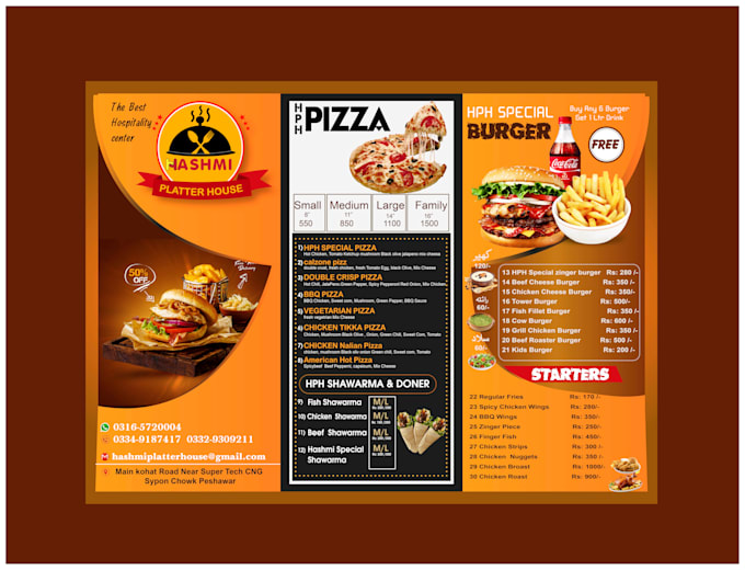 Do restaurant food manu design, attractive food manu design, by ...