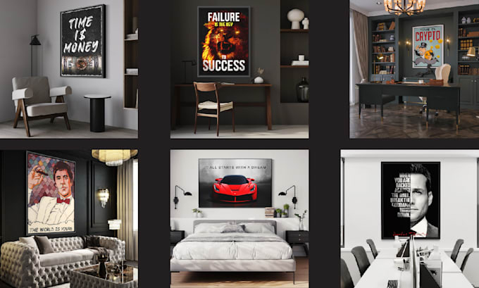 Create motivational canvas wall art by Gazzco1 | Fiverr