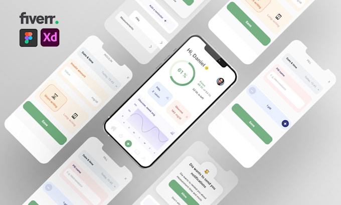 Design amazing ui ux design for you in figma with 1 free sample by ...