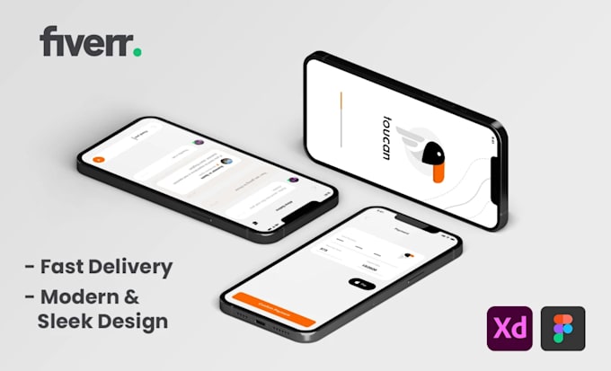 Design amazing ui for your ios, android app with unlimited changes by ...