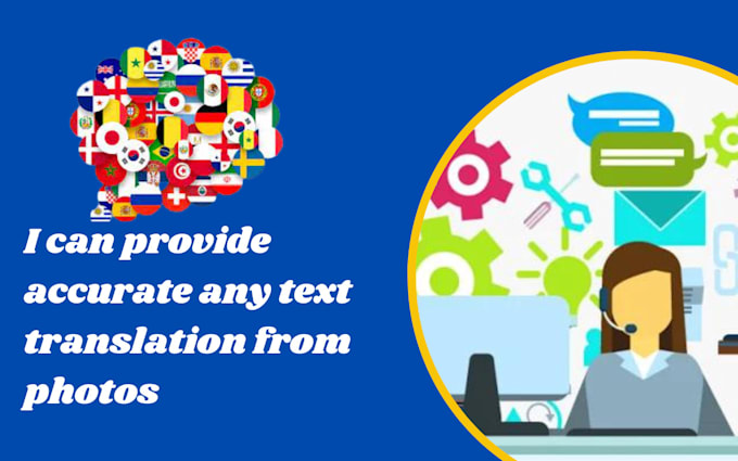Provide accurate any text translation from photos by Sangjashwa | Fiverr