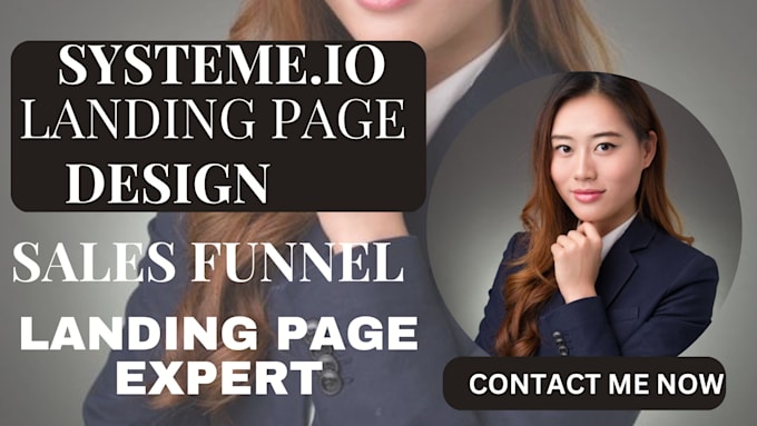 Create sales funnel, landing page, lead pages in systeme io by Olivia_flora01 | Fiverr