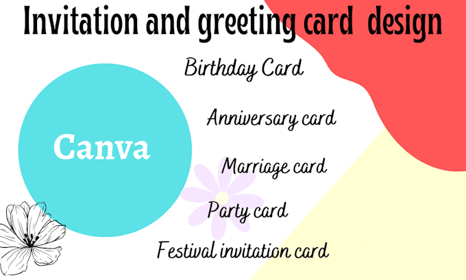 Making unique invetation card for party by Jainali123 | Fiverr