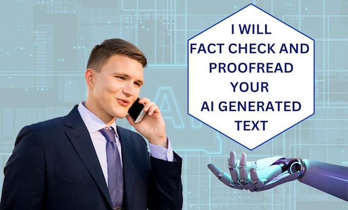 Fact check your ai generated content by Andrija993 | Fiverr