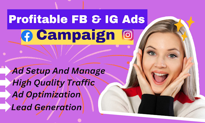 Run profitable facebook and instagram ads campaign by Dkkhisa | Fiverr