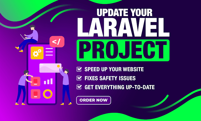 Update your laravel project by Gyvexweb | Fiverr
