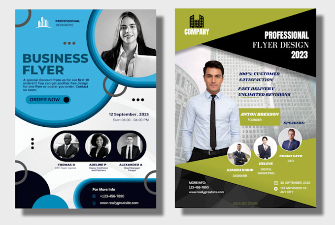 Design an outstanding flyer or poster by Dula_art_studio | Fiverr
