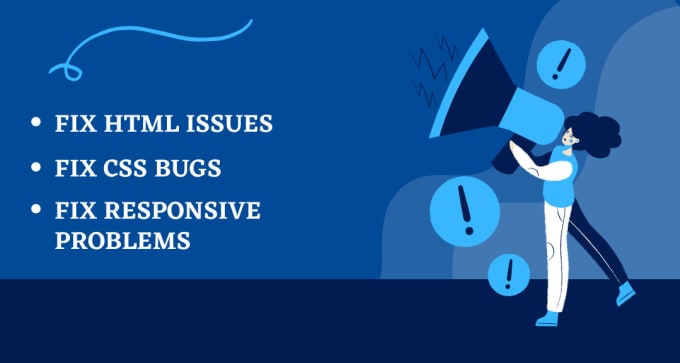 Fix Html Css Bootstrap Issues In One Hour By Shivprosenjit Fiverr