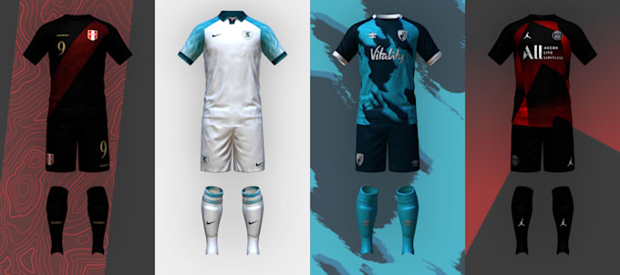 Create custom football kits for fifa by Denizcanl | Fiverr