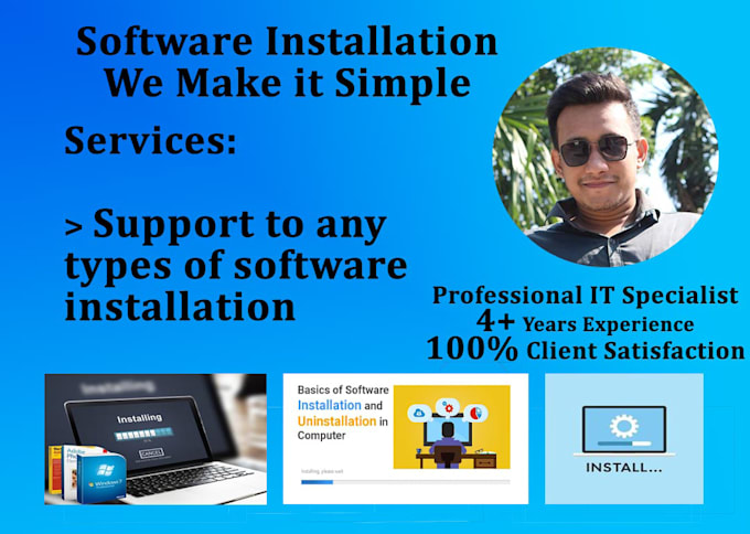 Give expert software installation services adobe office trados autocad ...