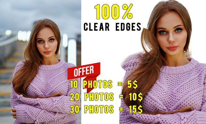 Delete background remove object, refine edges at lowest rate by Husnain_king | Fiverr