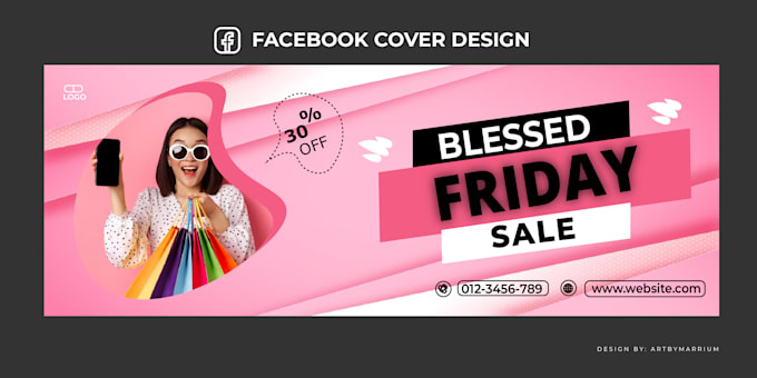 Create an eye catching facebook cover design by Artbymarrium | Fiverr