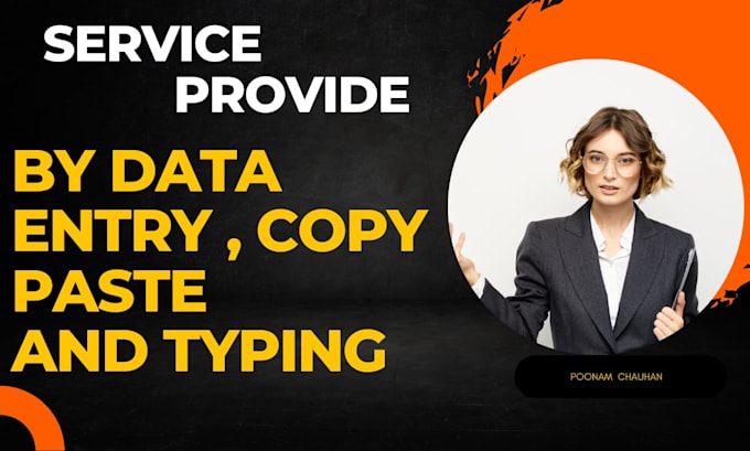 Do fast data entry by Poonamchauhan96 | Fiverr