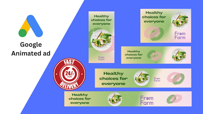 Design best animated html5 banner ads for google display by Rammg988 ...