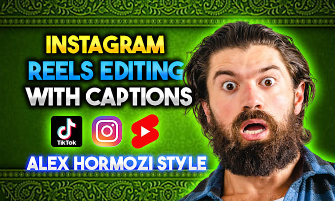 Edit tiktoks, ig reels, instagram, yt shorts with captions by Shani_ad | Fiverr