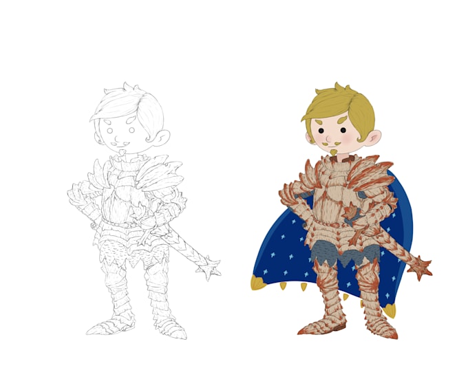 Draw one character for you by Goodcat21 | Fiverr