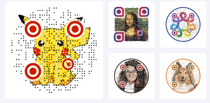 Create unique qr code design with your custom logo by Gemy_98 | Fiverr