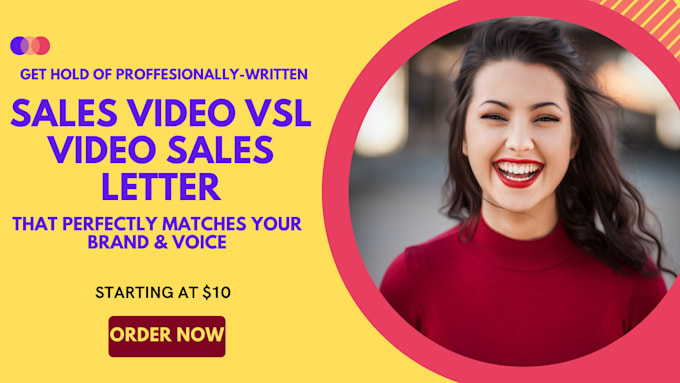 Craft a high converting vsl video sales letter that delivers tremendous ...