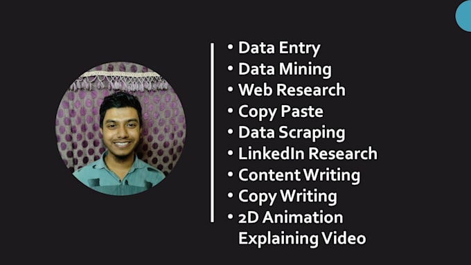 Do data entry, copy paste, data mining, content writing by Mdekproduction | Fiverr