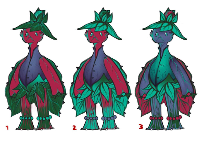 Design 2d stylized characters by Sophkyt | Fiverr