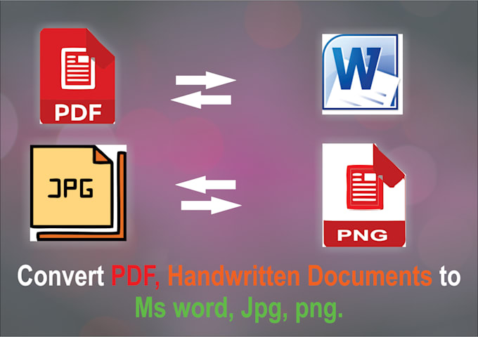 Convert pdf, hand written docs to ms word, png, jpg by Privatebilli827 ... Convert pdf, hand written docs to ms word, png, jpg by Privatebilli827 ...