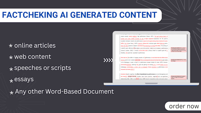 Fact check your article, report or web content by Mckenzy1 | Fiverr