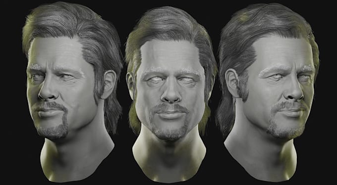 Expert 3d face sculpting for high quality 3d prints by Abraxasrdx | Fiverr