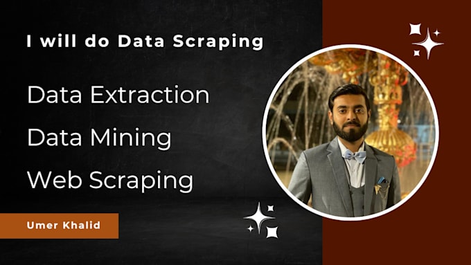 Provide expert web scraping services using python by Umer_khalid4 | Fiverr