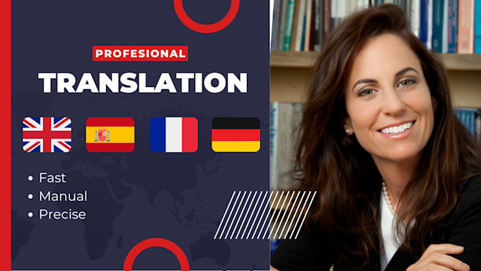 Professional translator of english, spanish, french, and german by ...