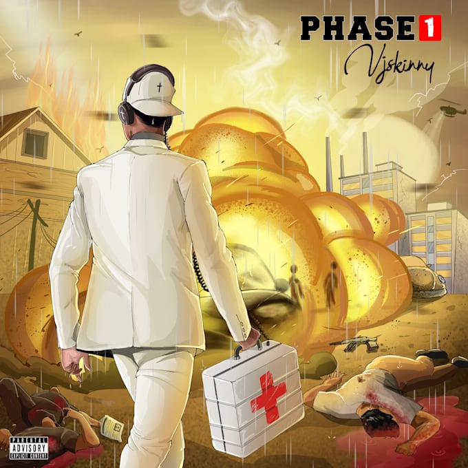 Design eye catching cartoon music album cover design by Phil_toons | Fiverr