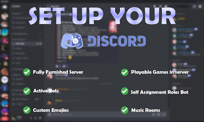 Professionally setup your discord server by Itsshux | Fiverr