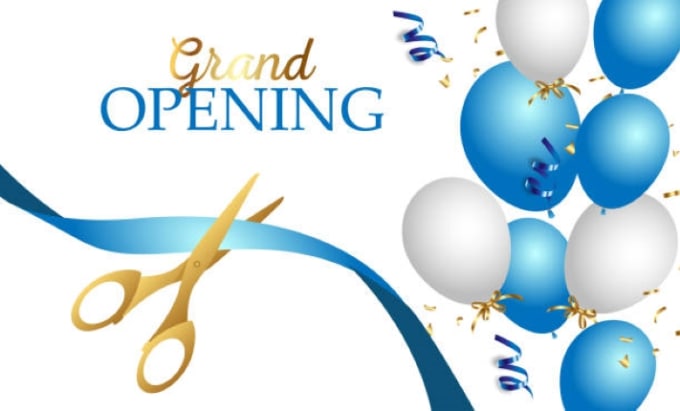 Write an email blast for your small business grand opening by ...