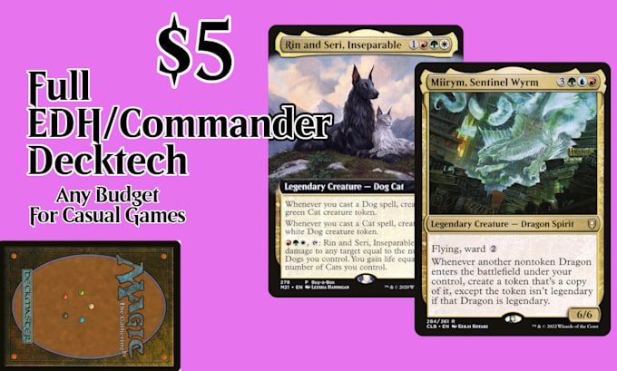 Create a casual and or budget mtg edh commander decklist by Willbill777 | Fiverr