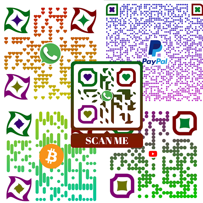 Design qr code sticker card with call to action text by Kased1390 | Fiverr