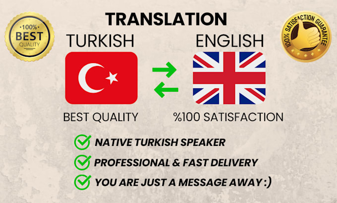 Translate english to turkish and turkish to english by Haktantanrikulu ...