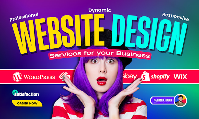 Do custom wordpress or shopify website with bespoke design to elevate ...
