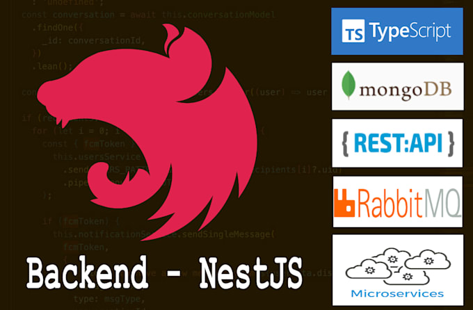 Supply prebuilt or custom backend nestjs microservices and mongodb by Ngdbao | Fiverr