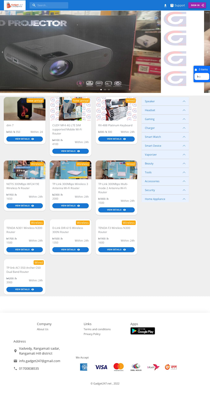 Build a mern stack ecommerce website for you by Shahinadev_com | Fiverr