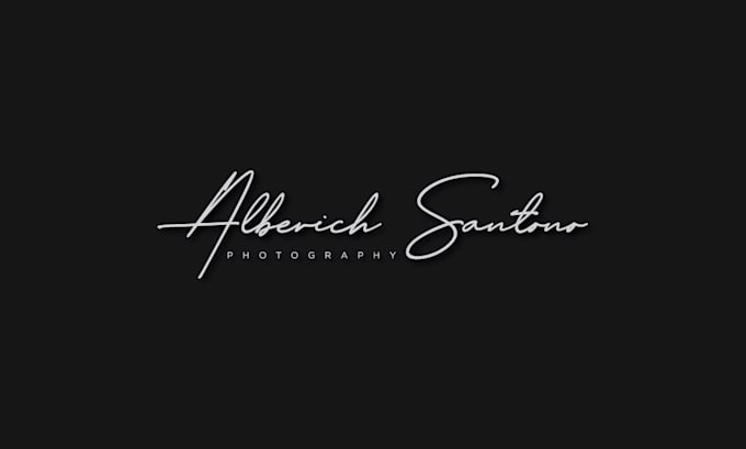 Design scripted signature cursive handwriting logo design by ...
