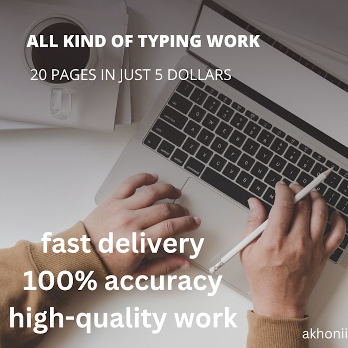 Do Fast Typing Retype Pages Pdf Documents To Word By Akhonii Fiverr