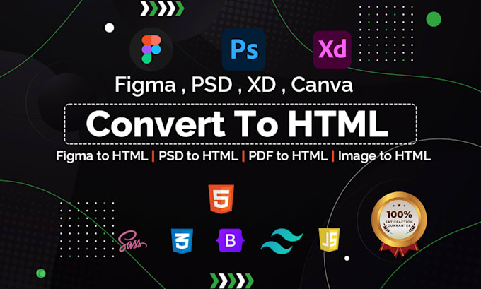 Convert figma,psd to html css bootstrap, responsive website by Sekharchaudh537 | Fiverr
